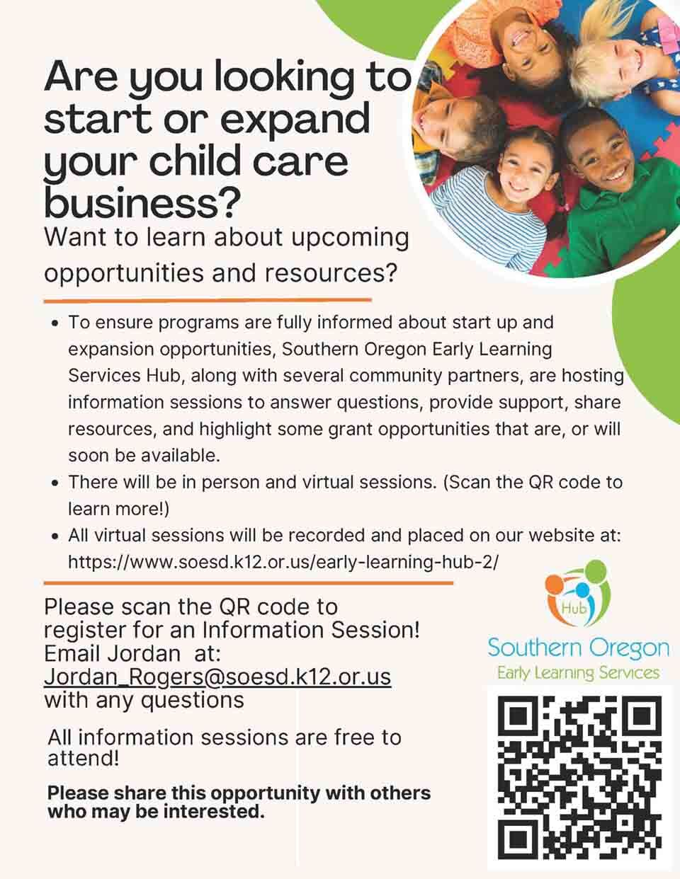 Southern Oregon is a “Childcare Desert” | Daily Tidings