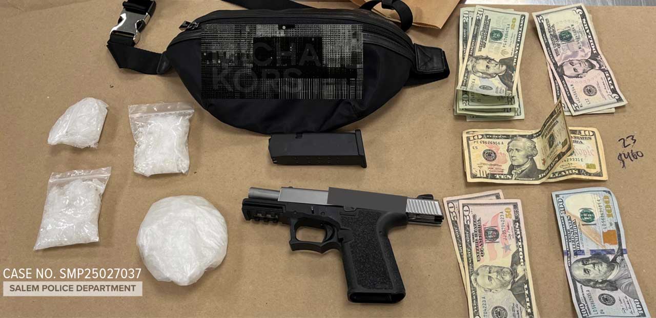 Salem Traffic Stop Uncovers Drugs and Gun, Lands Two in Jail After ...